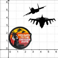 Violent Little Machine "HIGHWAY TO THE DANGER ZONE" PVC Patch | Patches ...